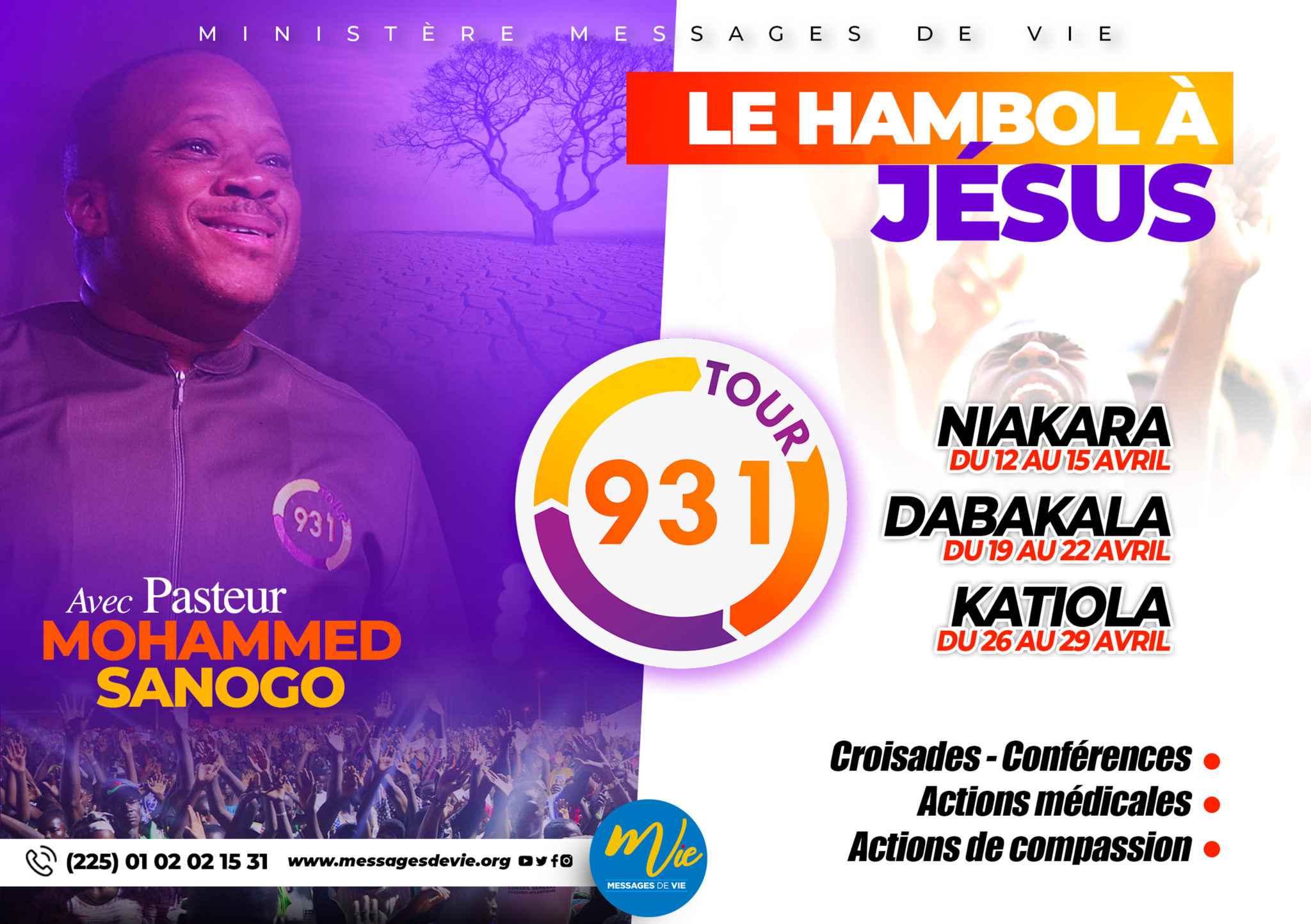 ACTUALITÉS ⋆ Ministère Messages de Vie